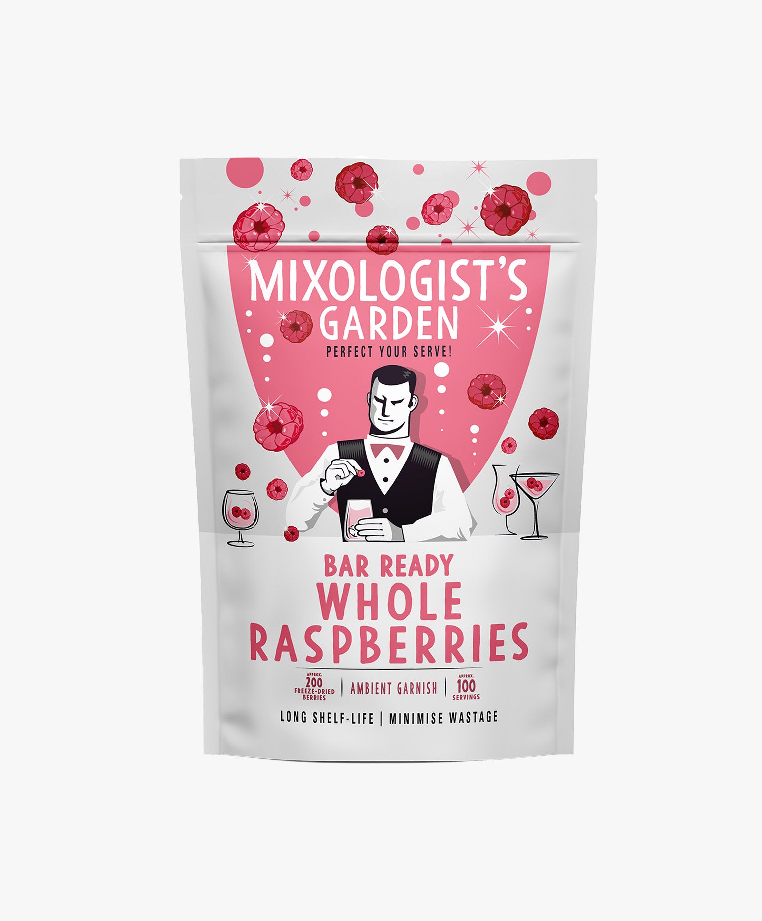 Raspberries 100 servings (100g) – Mixologist's Garden